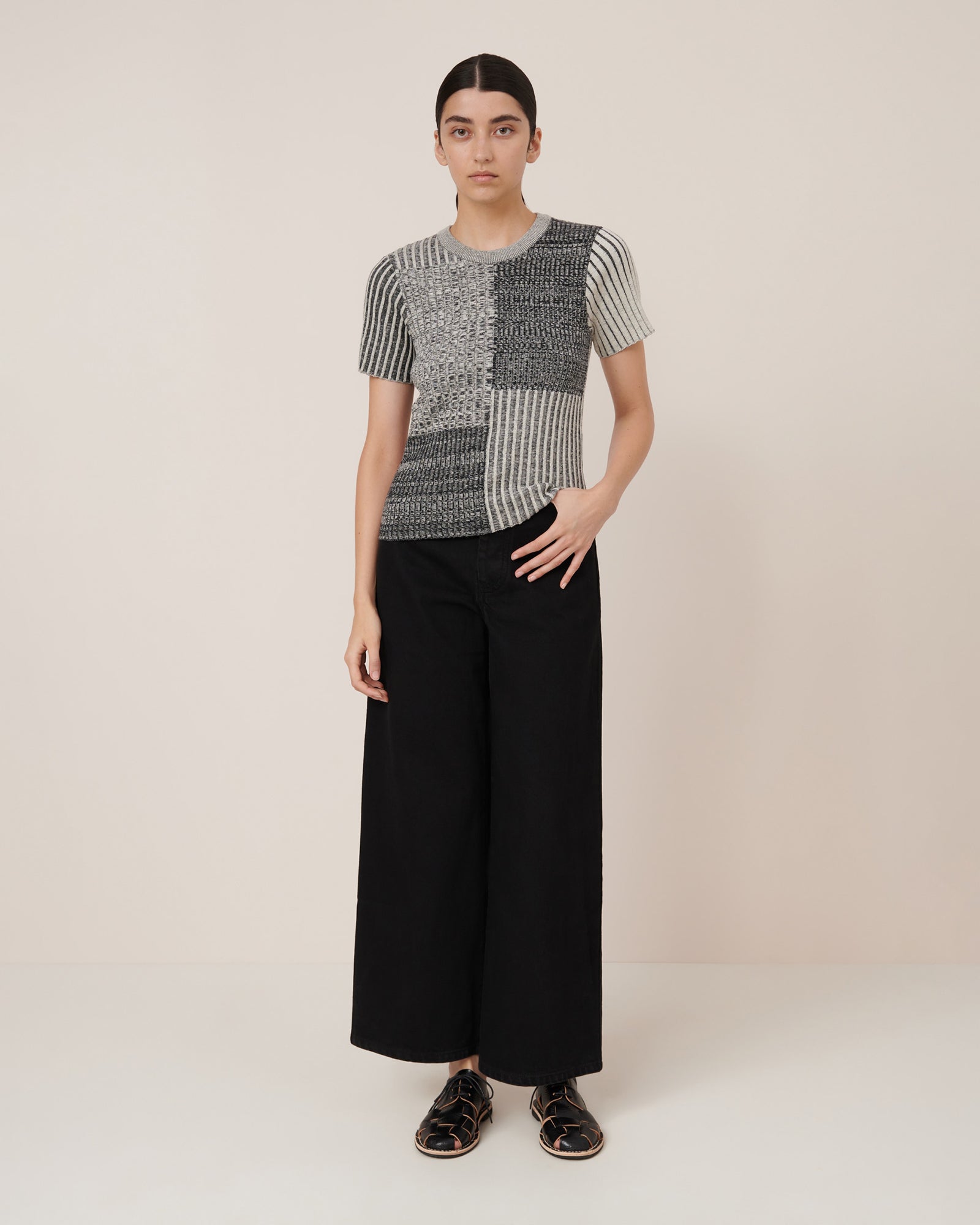 Shop Gesso Top - Shadow Rib | Kowtow Clothing | Kowtow United States