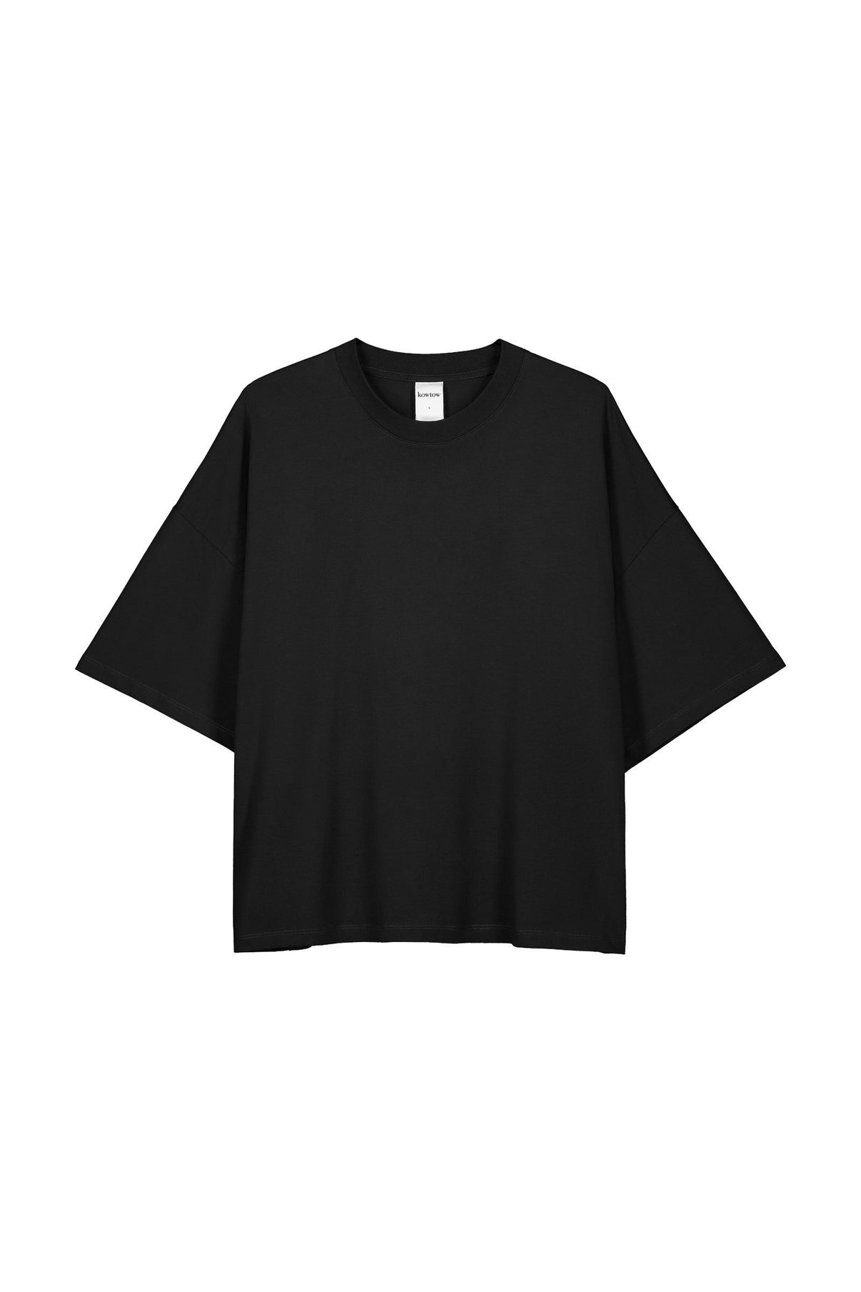 Shop Oversized Boxy Tee - Black | Kowtow United States